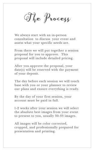 Leafy Love Welcome Card by Basic Invite