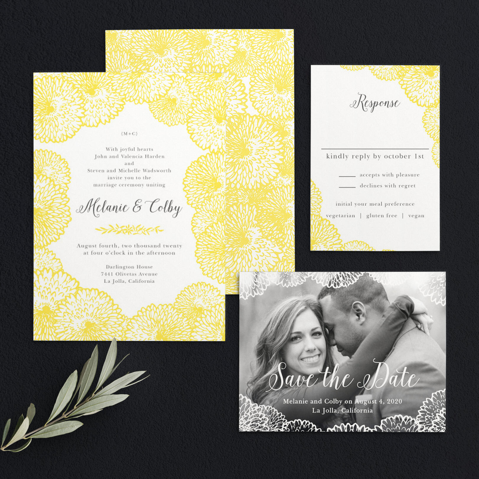 Full Bloom Wedding Invitations by Basic Invite