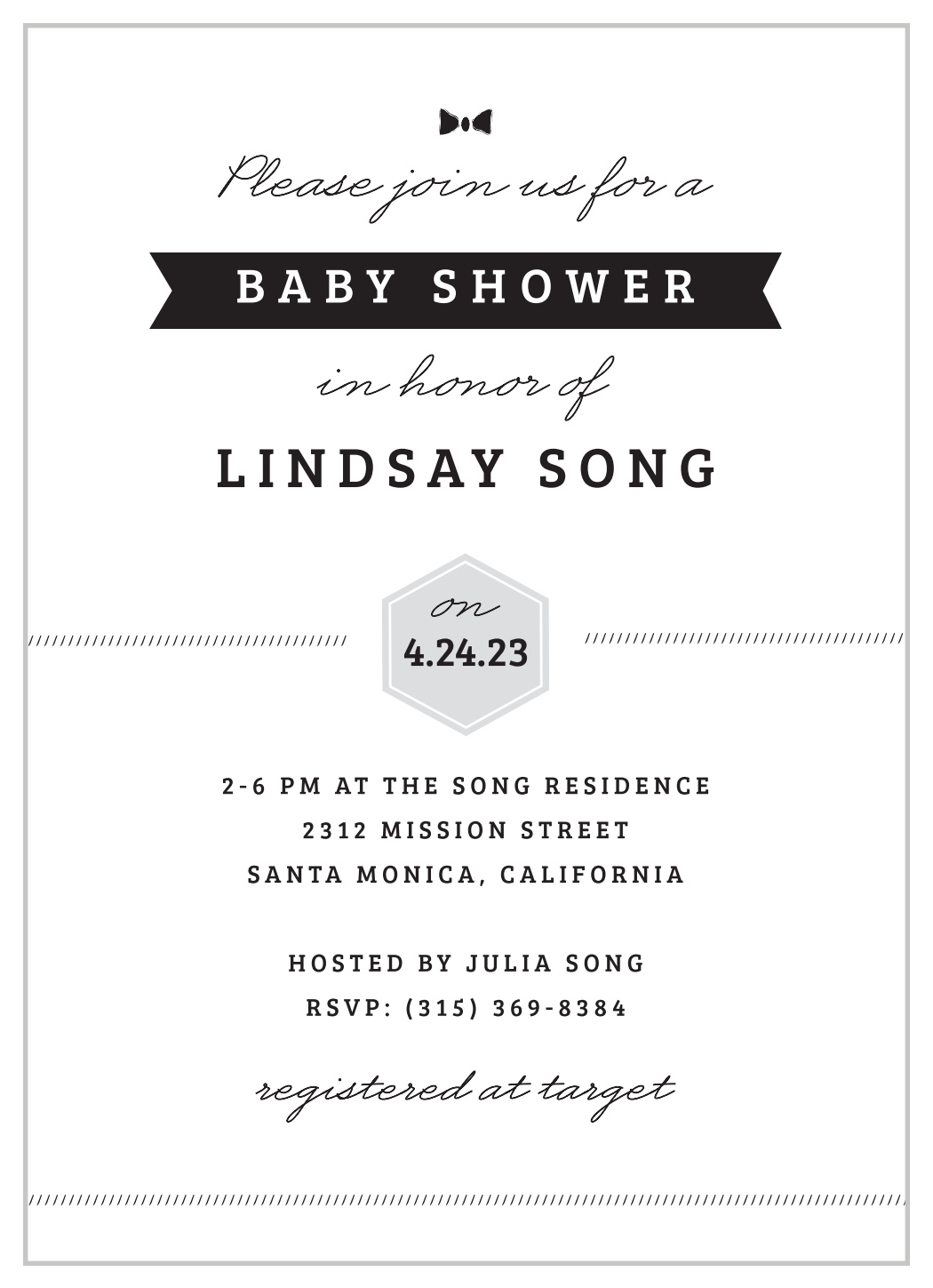 Little Guy Baby Shower Invitations by Basic Invite