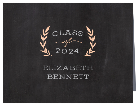 Laurel Leaves Graduation Invitations by BasicInvite.com