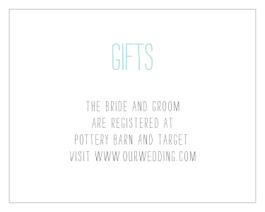 Pretty Lights Accommodation Cards by Basic Invite