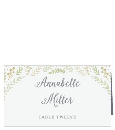 Romantic Evergreen Wedding Invitations by Basic Invite