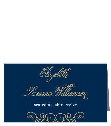 Royal Scrolls Wedding Program