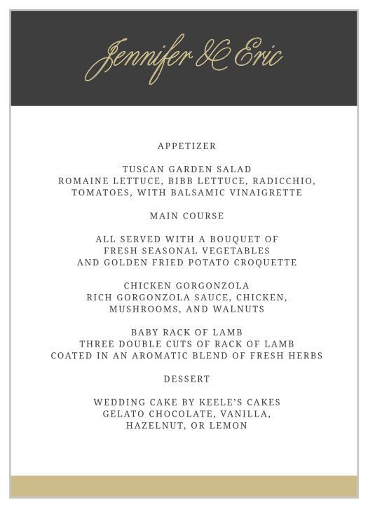 Modern Forever Wedding Programs