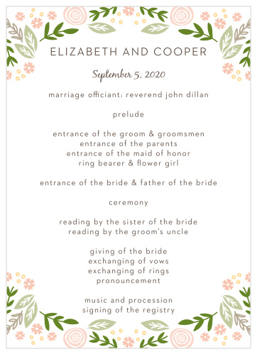 Gardens Abound Wedding Invitations by Basic Invite