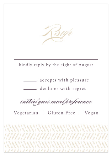 Ornate Frame Ceremony Cards by Basic Invite