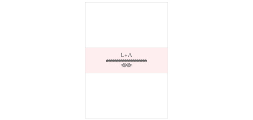 Rosette Border Wedding Programs by Basic Invite