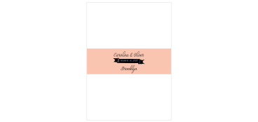 Fine Line Wedding Invitations by Basic Invite