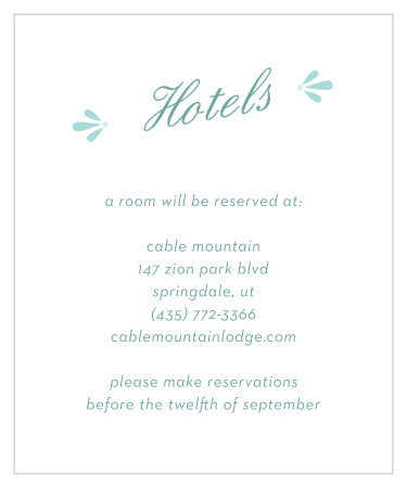 Fresh Breeze Response Cards by Basic Invite