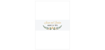 Laurel Crown Foil Wedding Invitations by Basic Invite