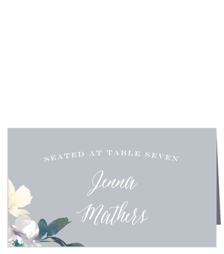 Antique Blooms Place Cards by Basic Invite