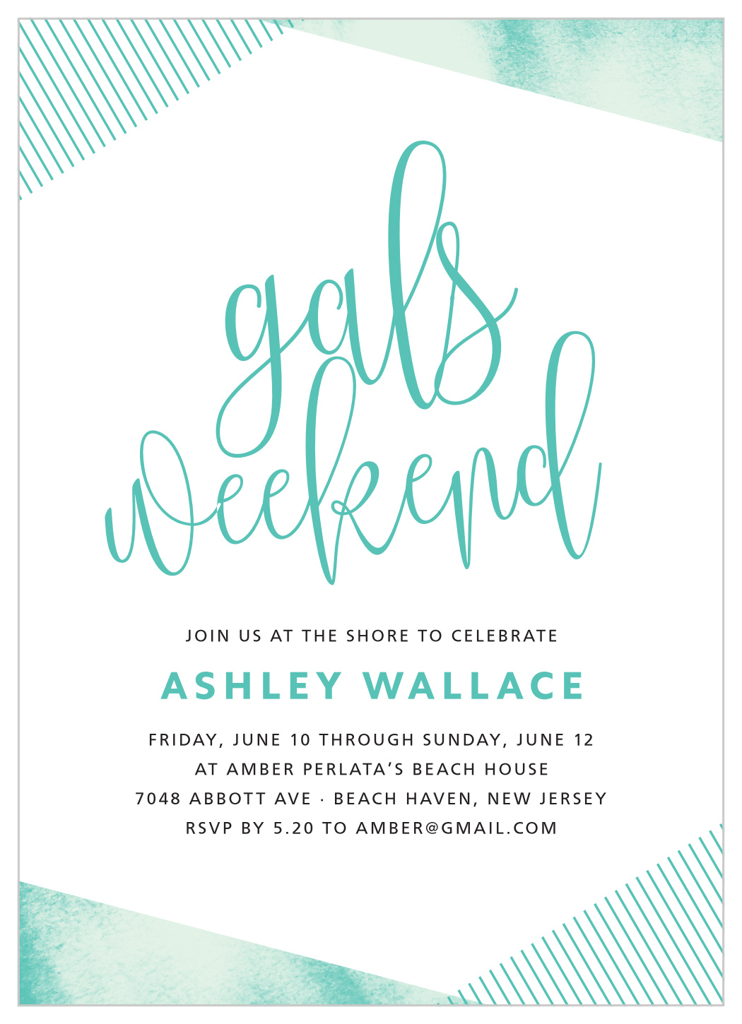 Gals Weekend Bachelorette Invitations By Basic Invite Gals Weekend Bachelorette Invitations By Basic Invite