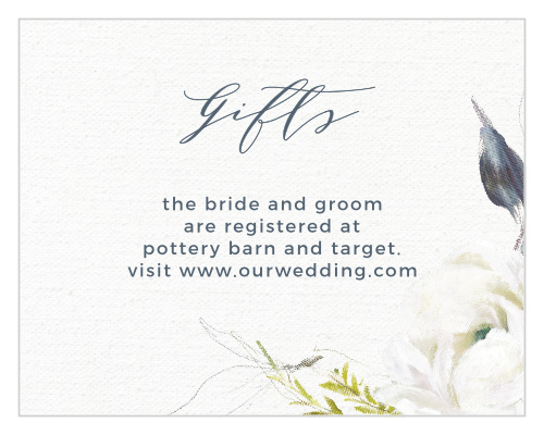 Oil Paint Textured Direction Cards by Basic Invite