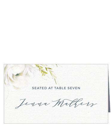 Oil Paint Textured Wedding Programs by Basic Invite