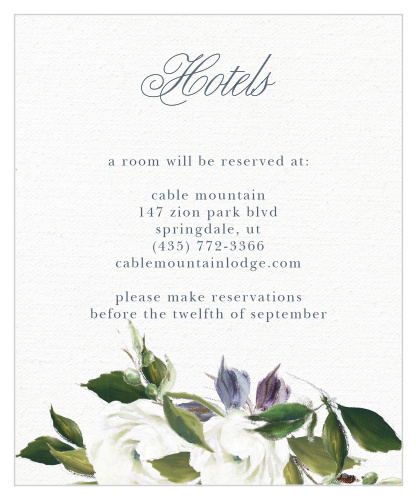 Elegant Aristocrat Registry Cards by Basic Invite
