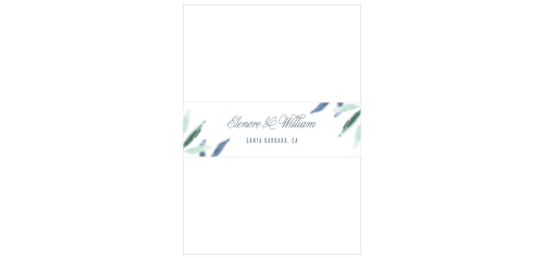 Olive Leaves Wedding Invitations by Basic Invite