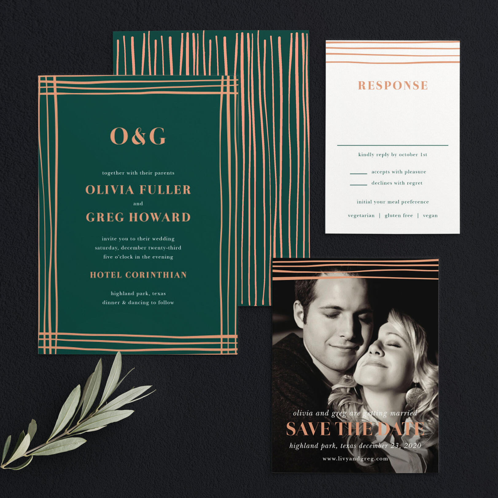 Doodle Border Save the Date Cards by Basic Invite