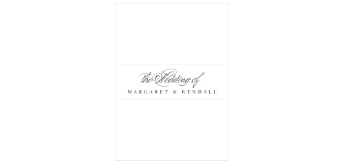 Chic Couple Wedding Invitations by Basic Invite