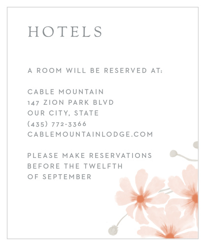 Delicate Blooms Wedding Invitations by Basic Invite