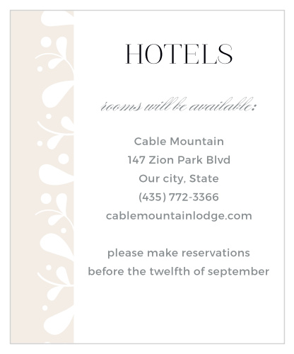 Frosted Leaves Response Cards by Basic Invite