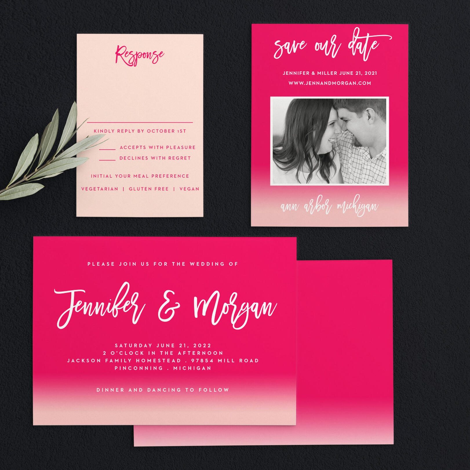 Bright Stars Wedding Invitations by Basic Invite
