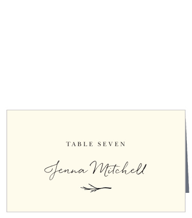 Weathered Twig Wedding Programs by Basic Invite