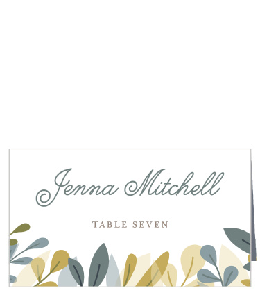 Forest Leaves Wedding Invitations by Basic Invite