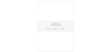 Circled Monogram Wedding Invitations by Basic Invite