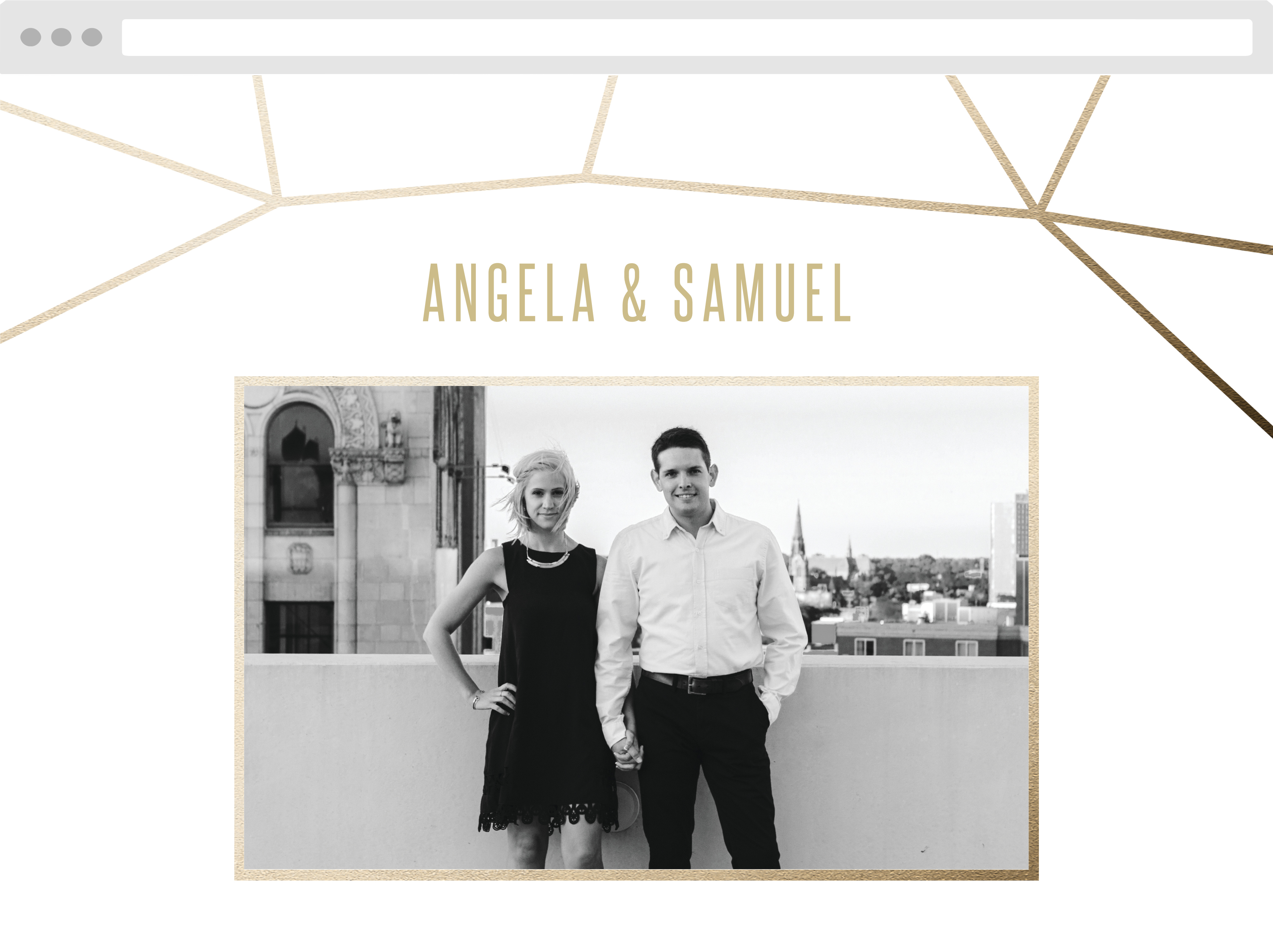 Gleaming Gemstone Wedding Invitations by Basic Invite