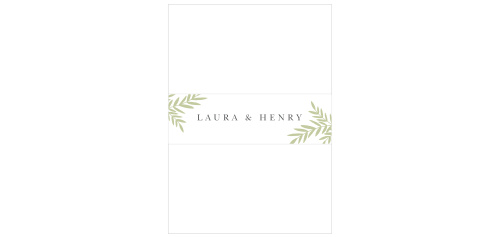 Blissful Boughs Wedding Invitations by Basic Invite
