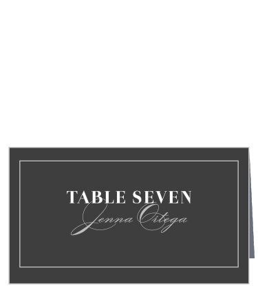 Framed Forever Wedding Menus by Basic Invite