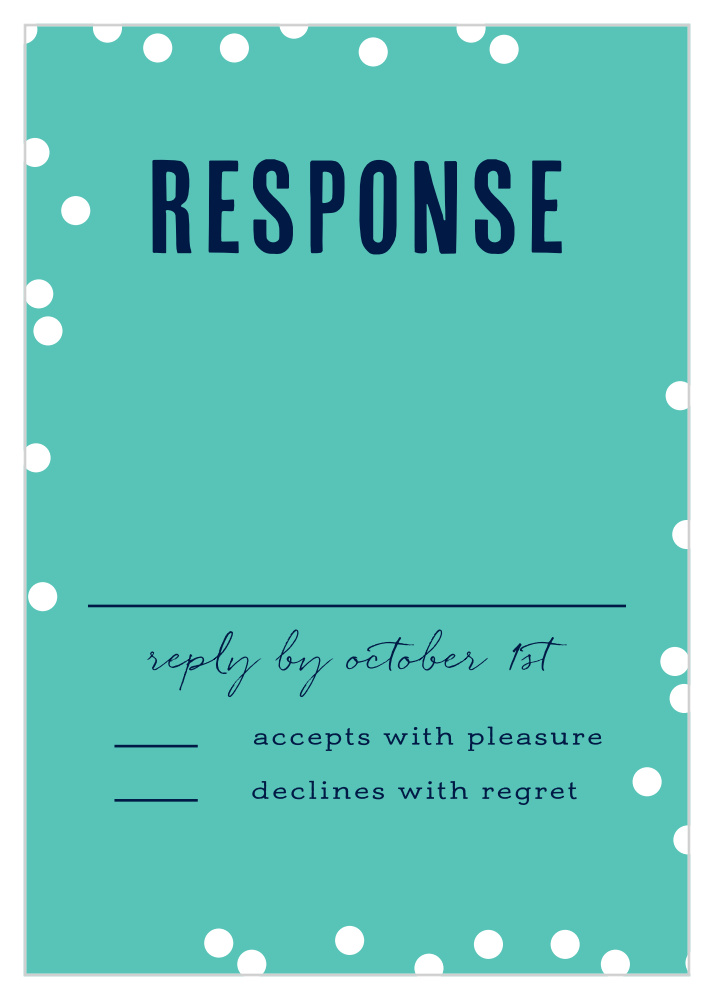 Color Pop Response Cards by Basic Invite