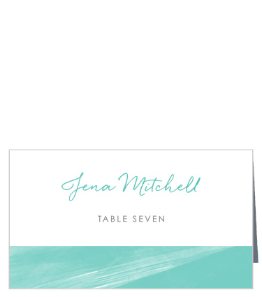 Ocean Watercolor Wedding Invitations by Basic Invite