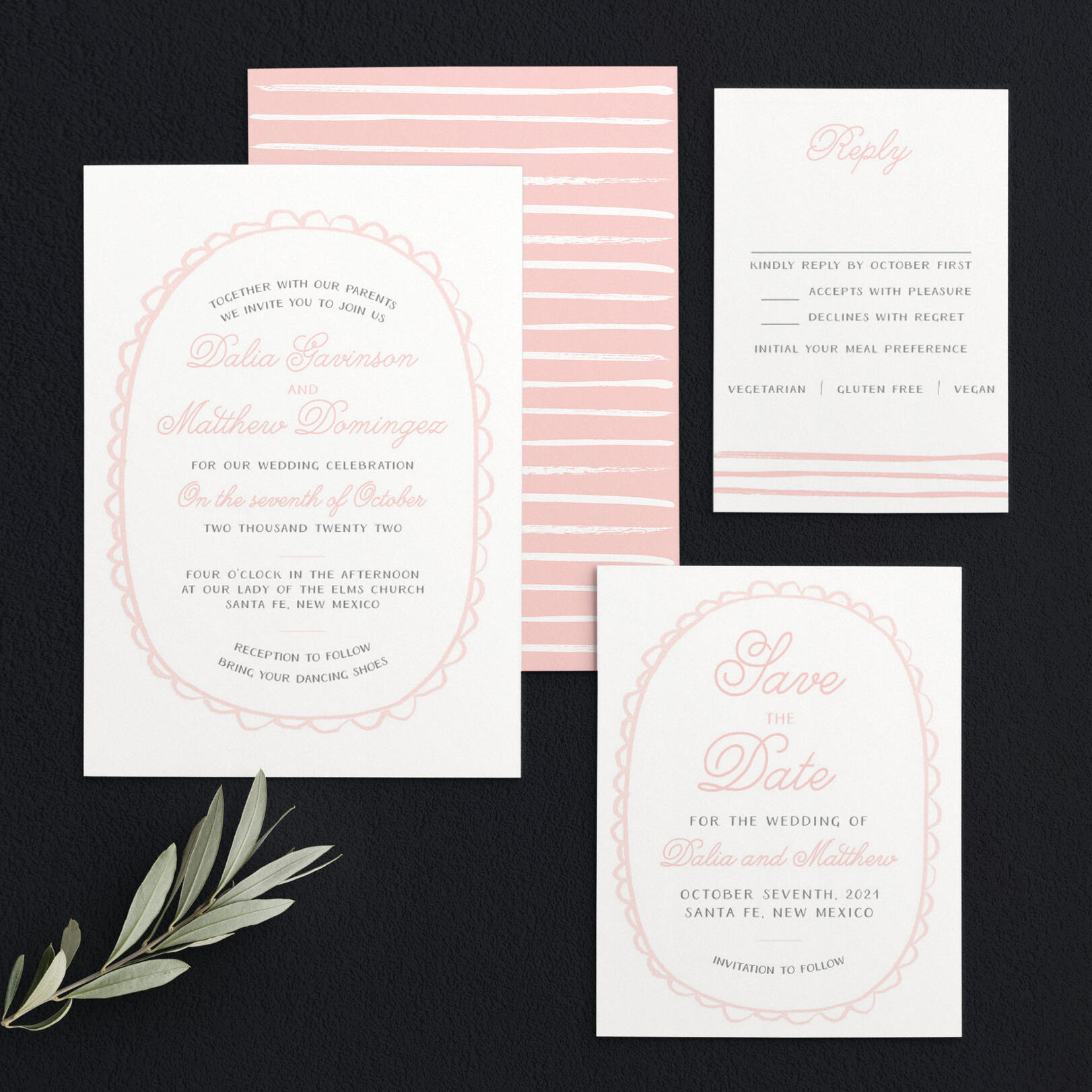 Rustic Doodle Wedding Invitations by Basic Invite
