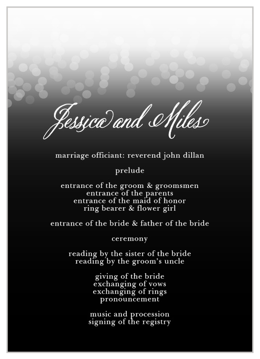 Confetti Ombre Wedding Invitations by Basic Invite