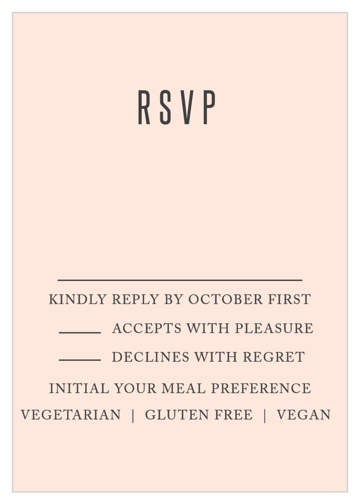 Modern Painting Response Cards by Basic Invite