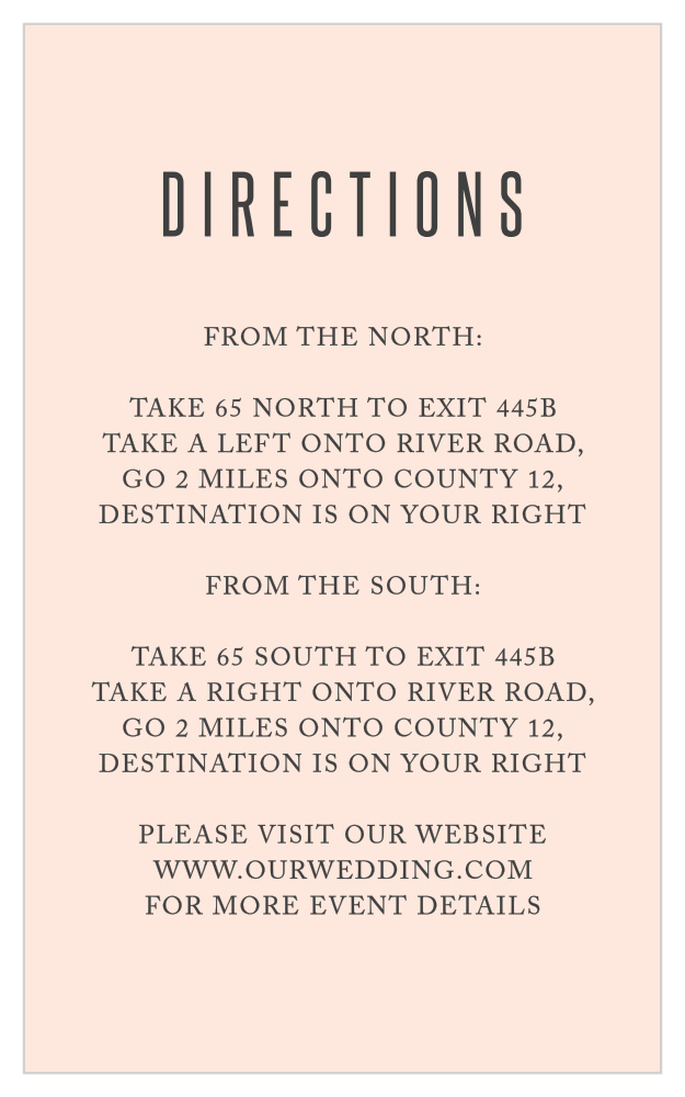 Modern Painting Direction Cards by Basic Invite