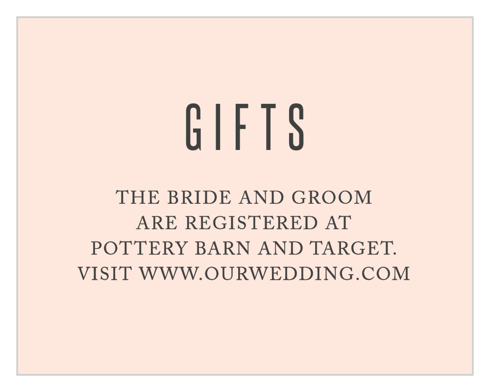 Modern Painting Registry Cards by Basic Invite