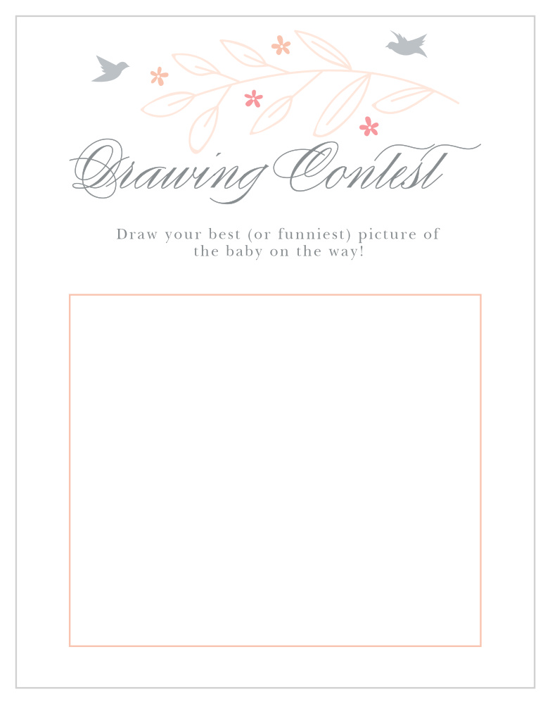 In Flight Baby Drawing Contest by Basic Invite