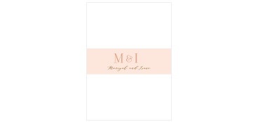 Clean Lines Wedding Programs by Basic Invite
