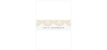 Dotted Devotion Wedding Programs by Basic Invite