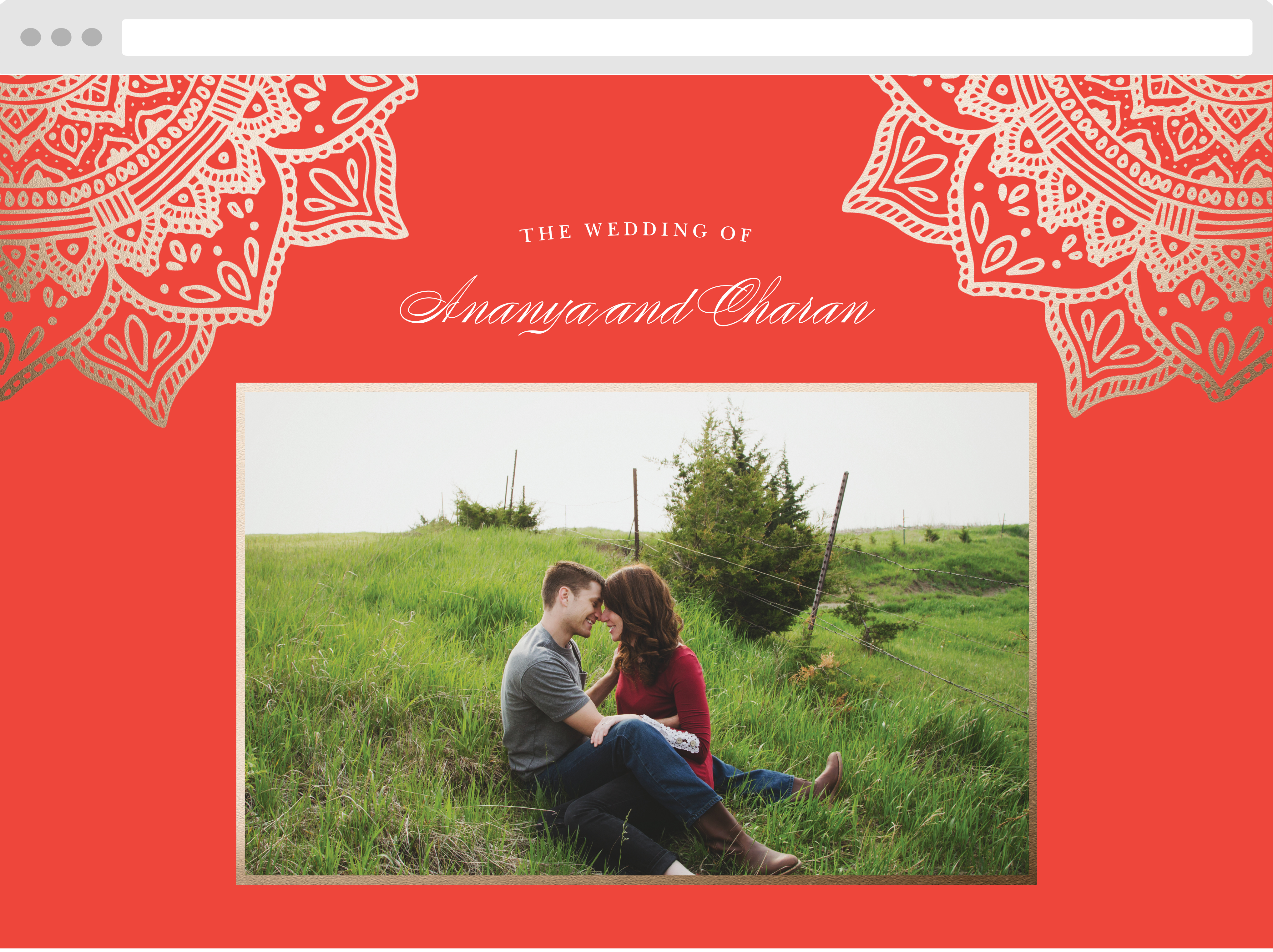 Indian Mandala Wedding Invitations by Basic Invite