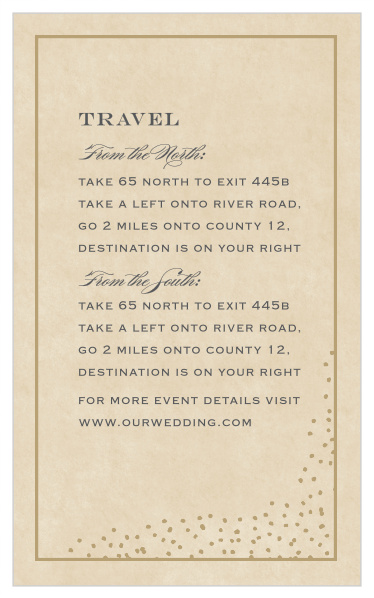 Antique Charm Response Cards by Basic Invite