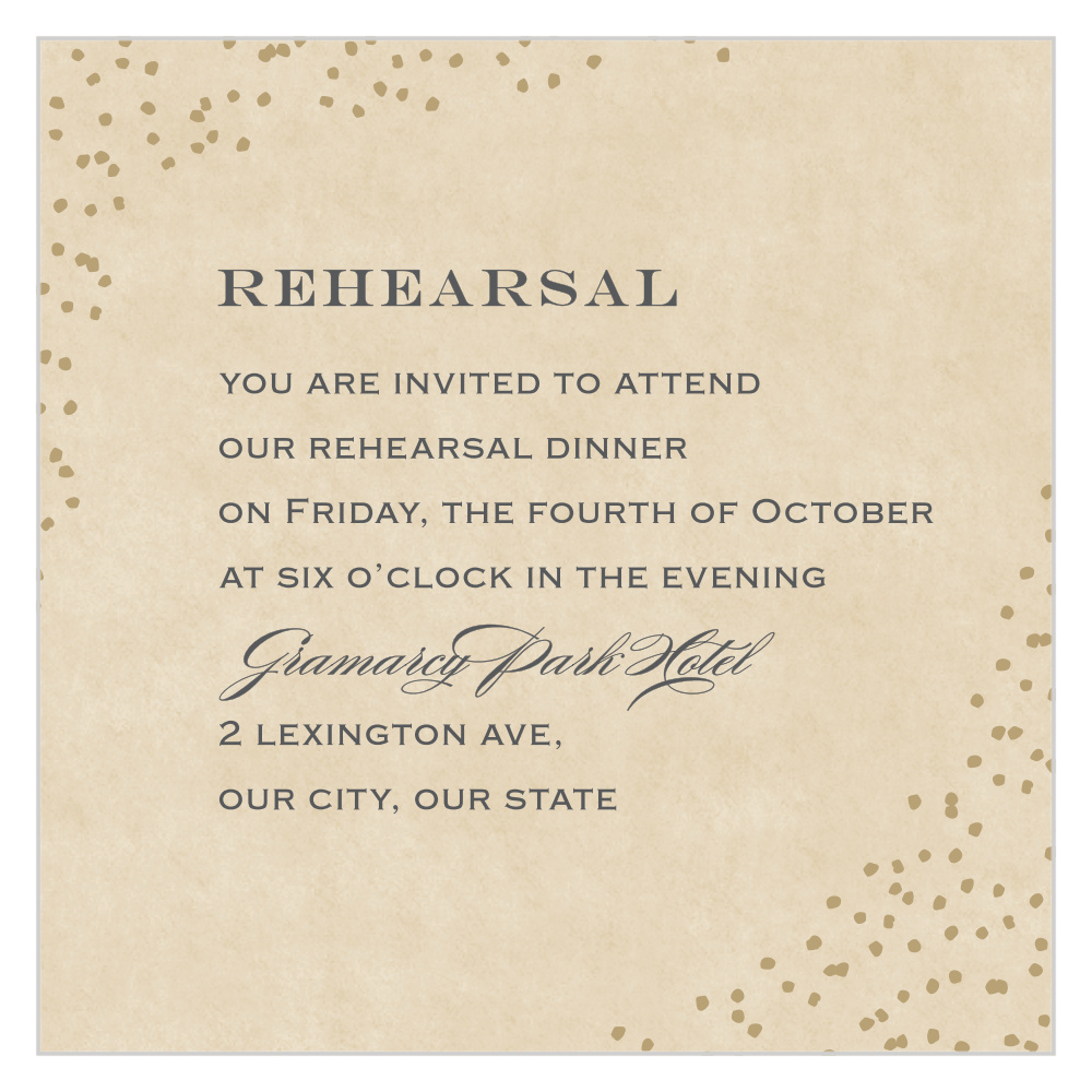 Antique Charm Wedding Invitations by Basic Invite