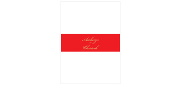 India Ombre Wedding Invitations by Basic Invite