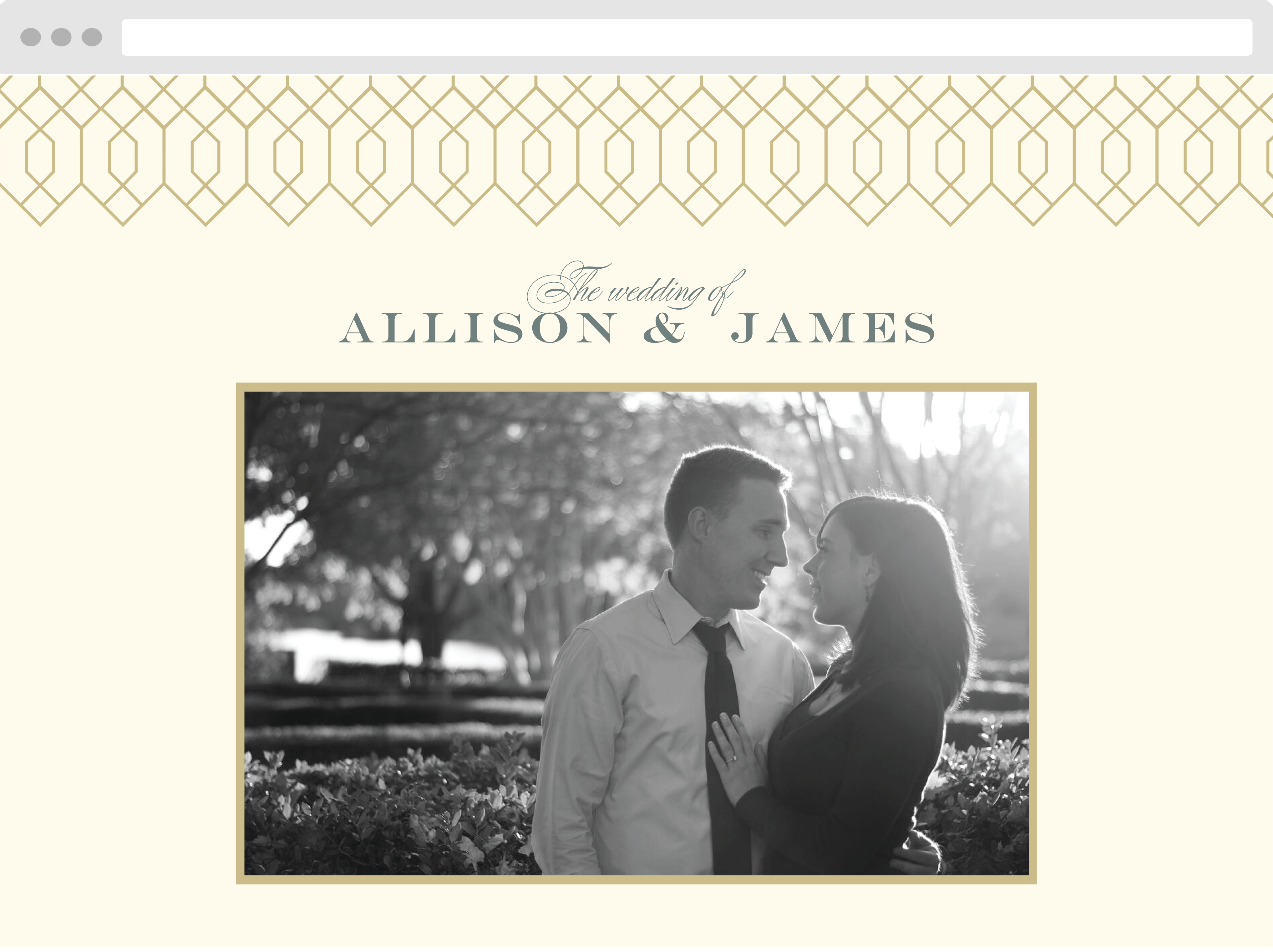 Deco Diamonds Wedding Invitations by Basic Invite