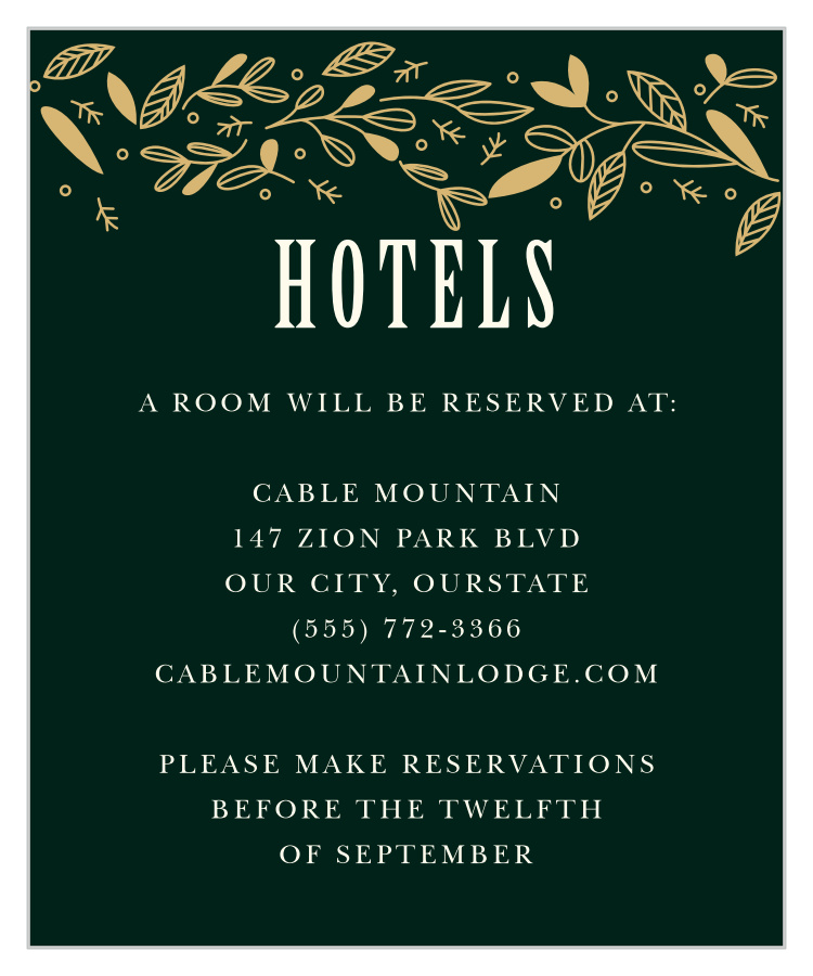 Autumn Forest Wedding Invitations by Basic Invite