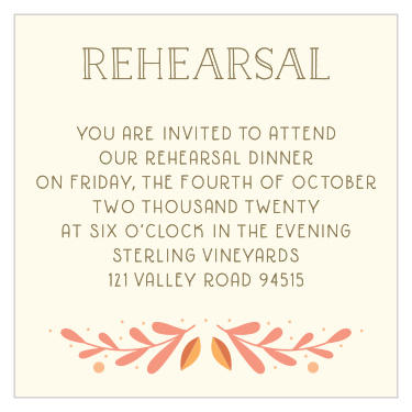 Rustic Fall Registry Cards by Basic Invite