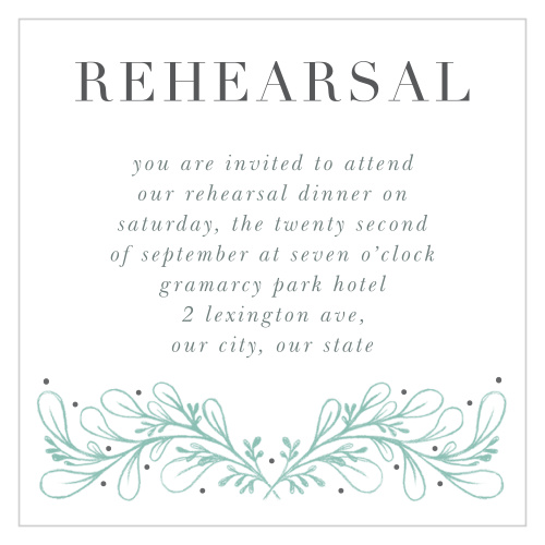 Fairytale Frame Direction Cards by Basic Invite