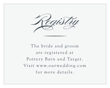 Formal Lines Wedding Invitations by Basic Invite